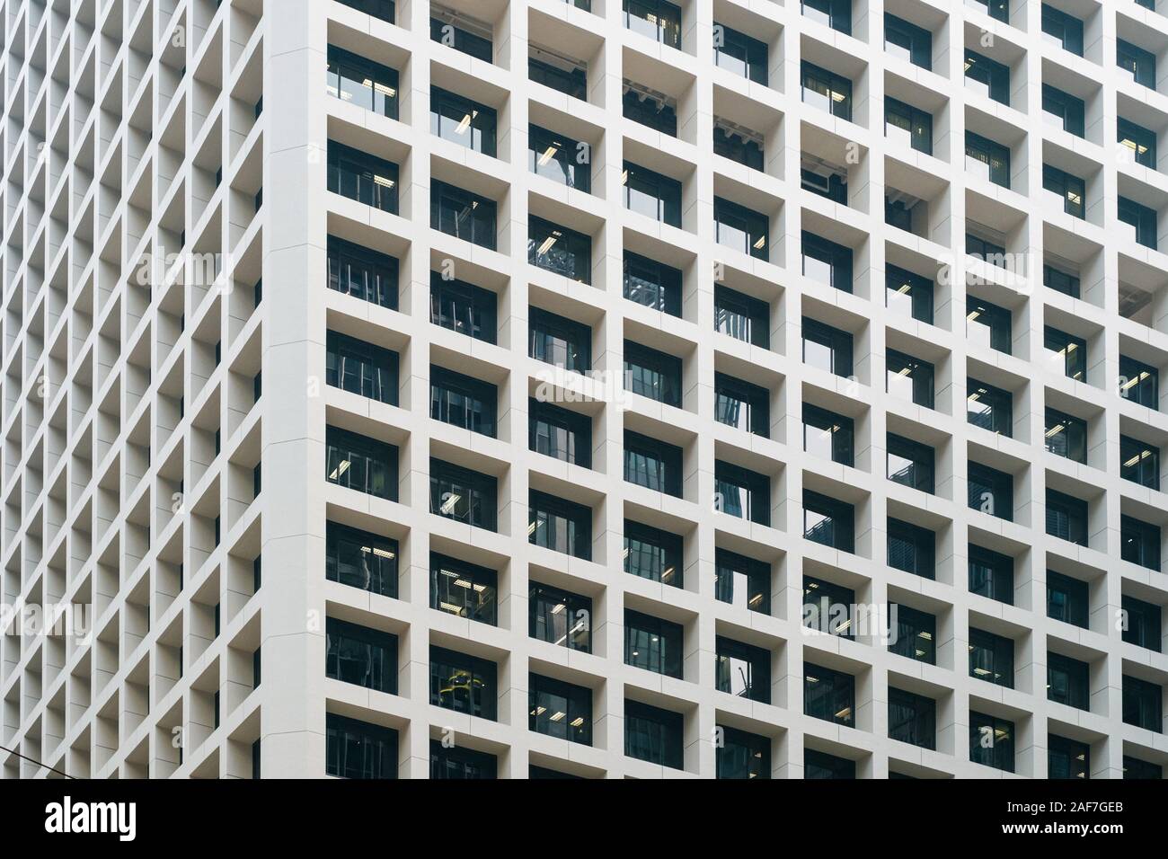 building facade detail of corporate real estate - abstract background ...