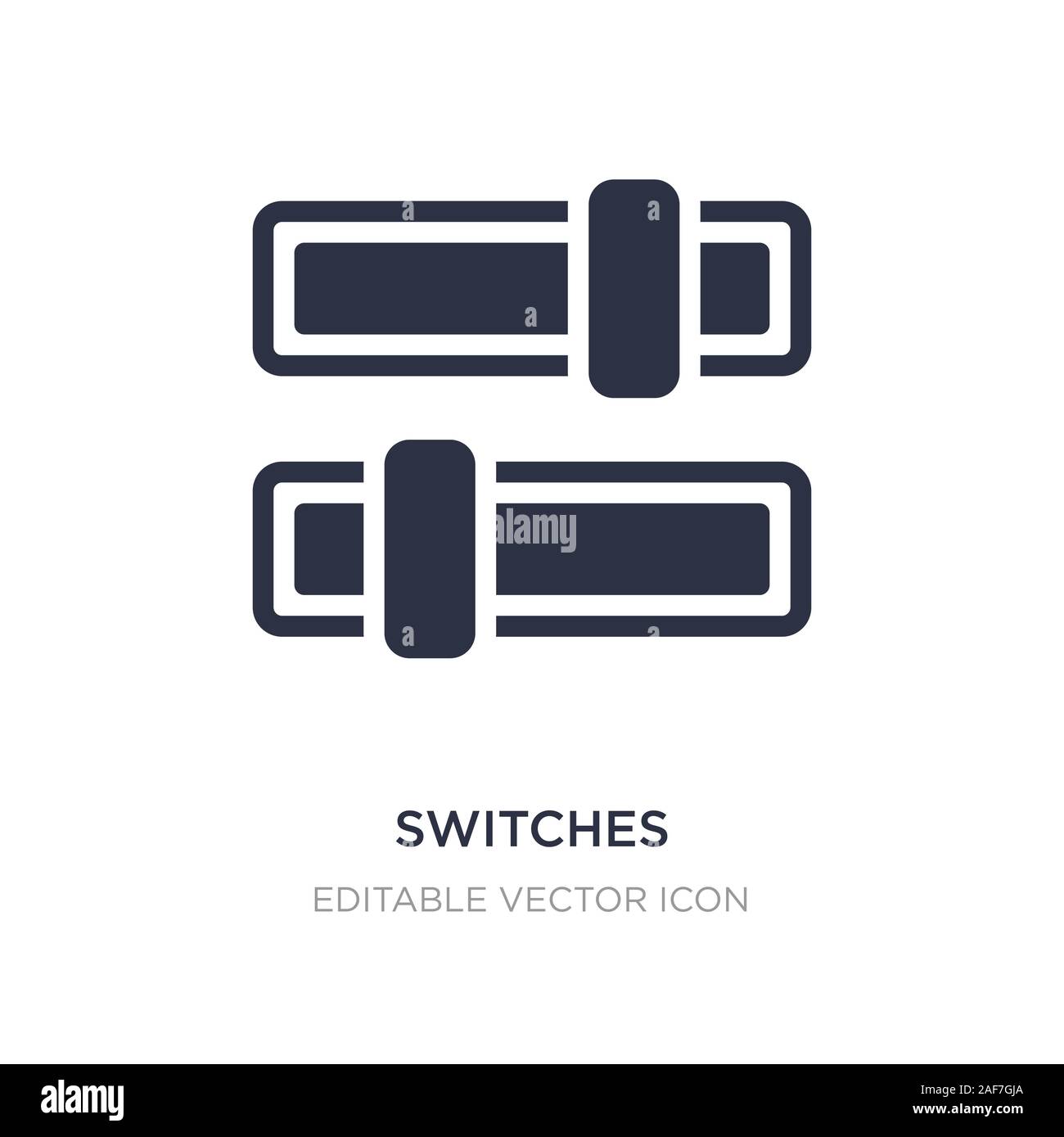 switches icon on white background. Simple element illustration from ...