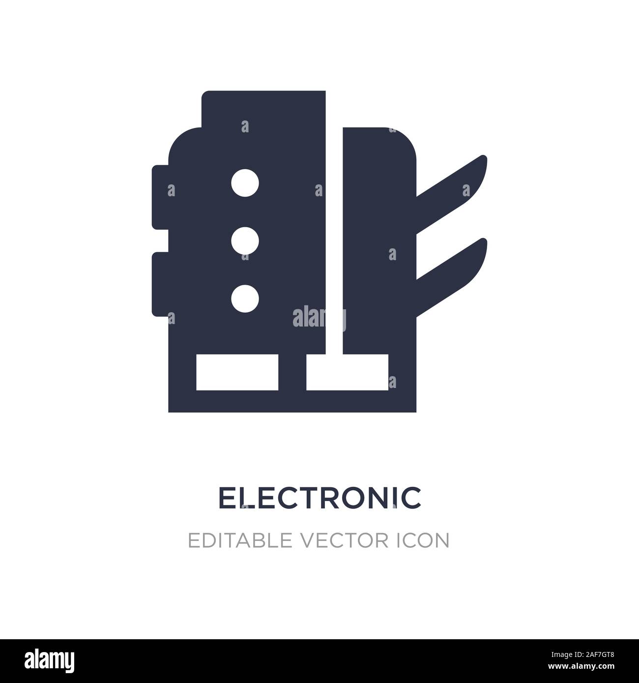 electronic print machine icon on white background. Simple element ...