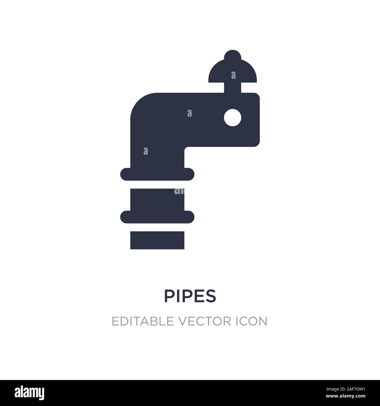 pipes icon on white background. Simple element illustration from ...