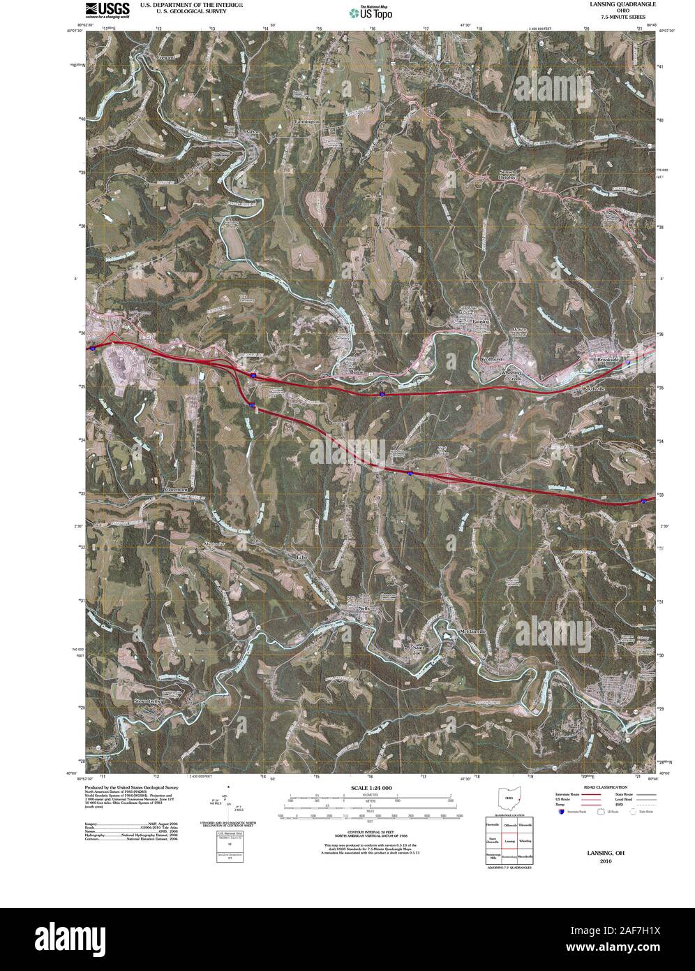 Map of lansing Cut Out Stock Images & Pictures - Alamy