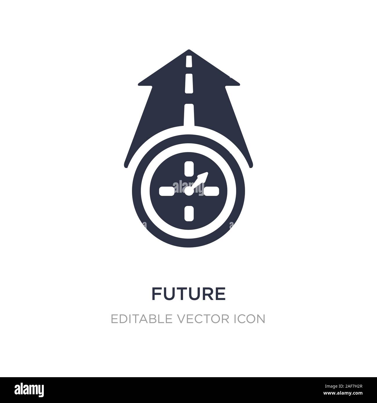 future icon on white background. Simple element illustration from ...
