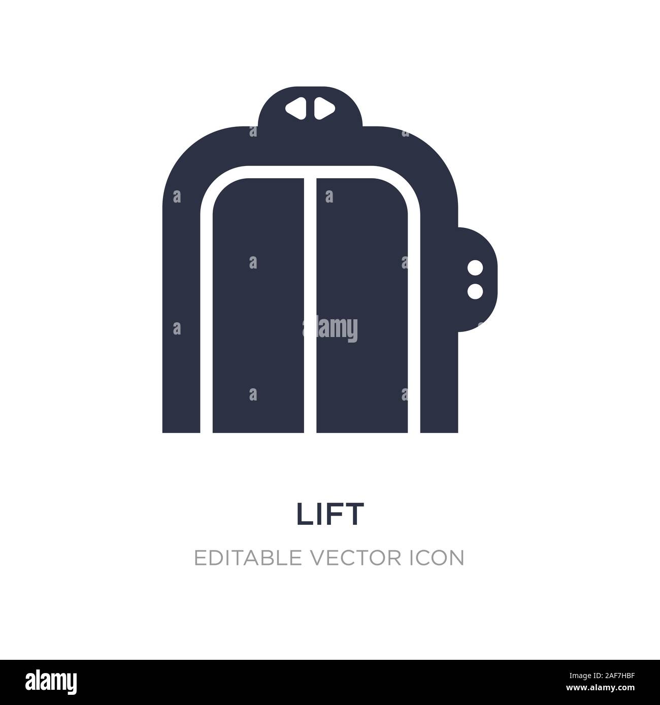 lift icon on white background. Simple element illustration from ...