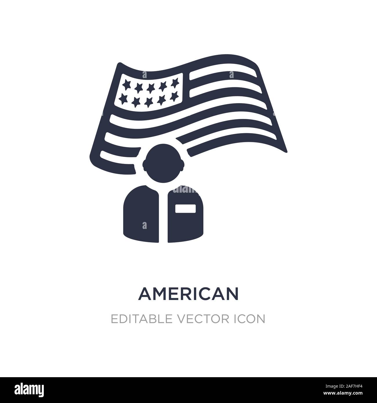 american icon on white background. Simple element illustration from ...