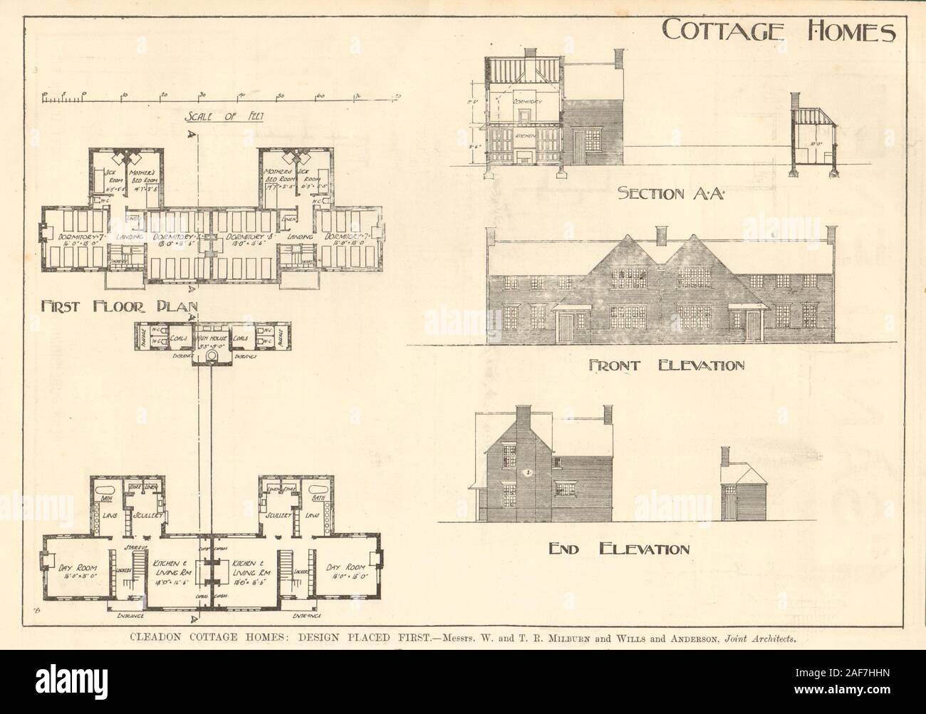 Cleadon Cottage Homes. W & TR Milburn & Wills & Anderson Architects ...