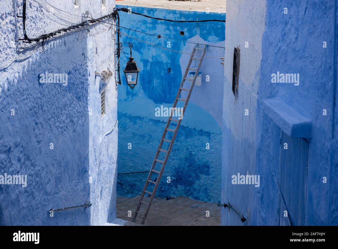 blue walls in Chefchaouen Stock Photo - Alamy