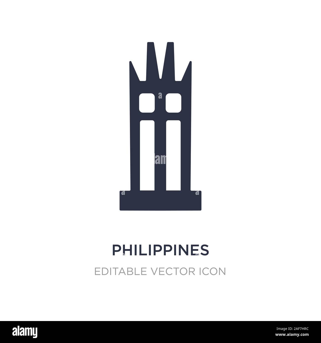 philippines icon on white background. Simple element illustration from ...