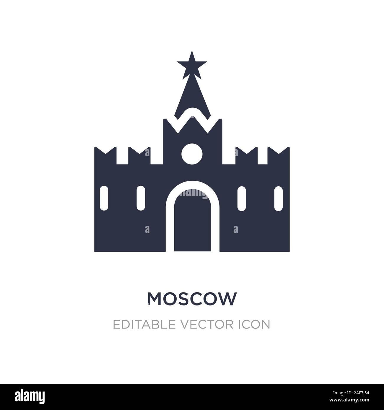 moscow icon on white background. Simple element illustration from ...