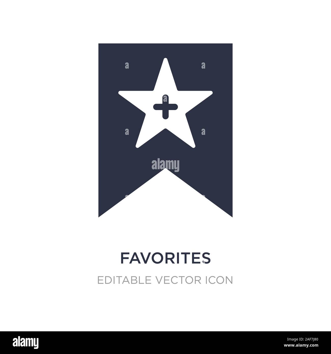 favorites icon on white background. Simple element illustration from ...