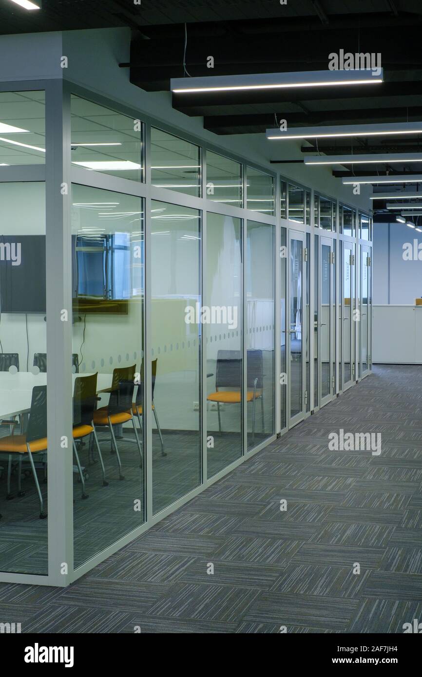 Interior of a modern office of engineering center Stock Photo - Alamy