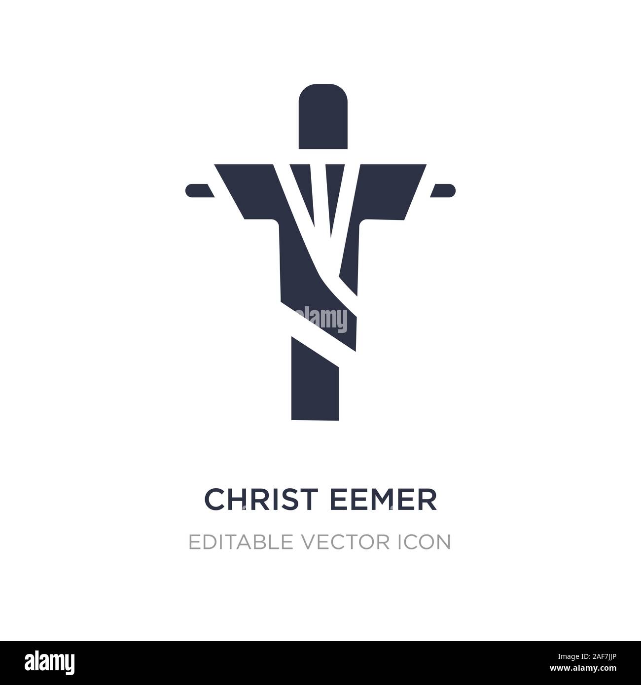 christ eemer icon on white background. Simple element illustration from ...