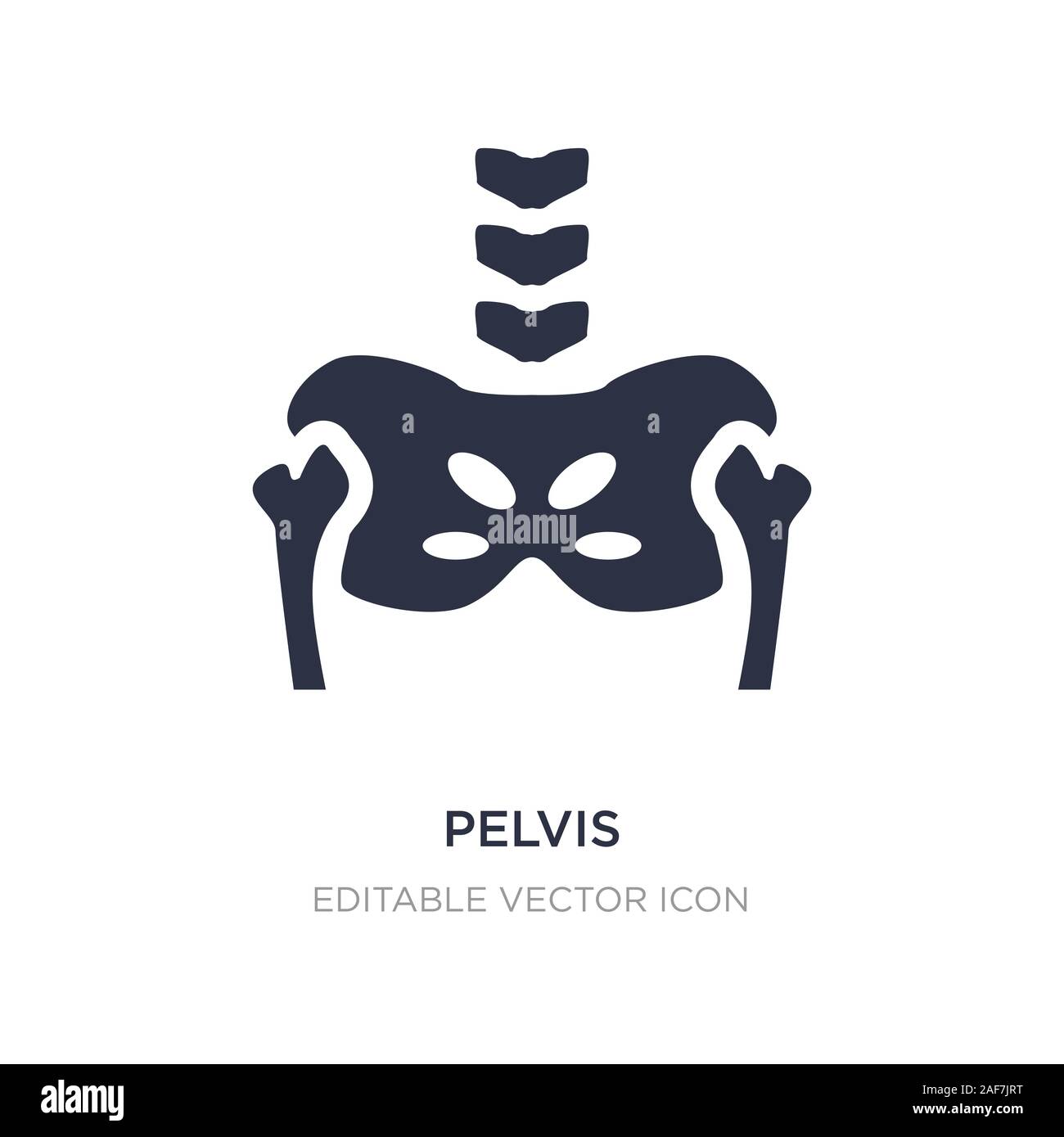pelvis icon on white background. Simple element illustration from ...