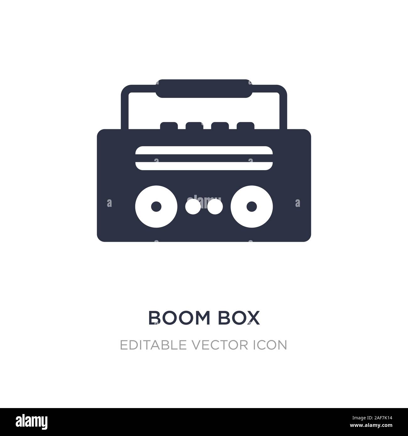 boom box icon on white background. Simple element illustration from ...