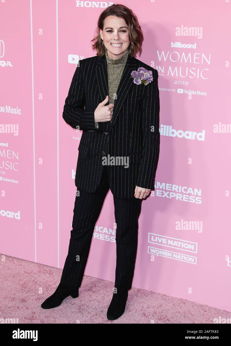 HOLLYWOOD, LOS ANGELES, CALIFORNIA, USA - DECEMBER 12: Singer Brandi ...