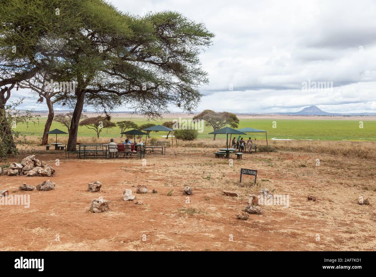 Tanzania. Tarangire National Park. Silale Swamp Picnic Site Stock Photo ...