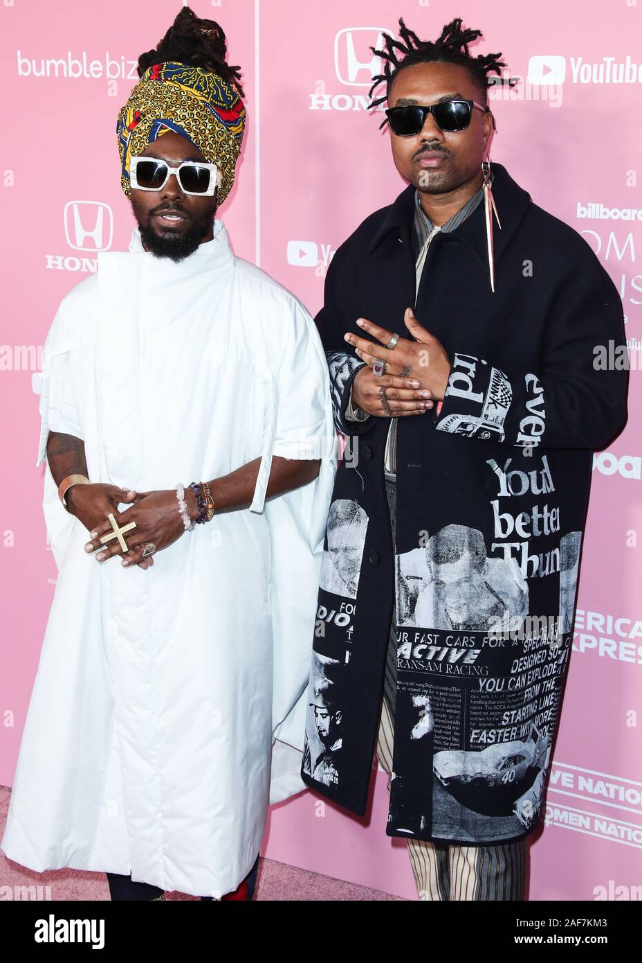 HOLLYWOOD, LOS ANGELES, CALIFORNIA, USA - DECEMBER 12: Johnny Venus and ...