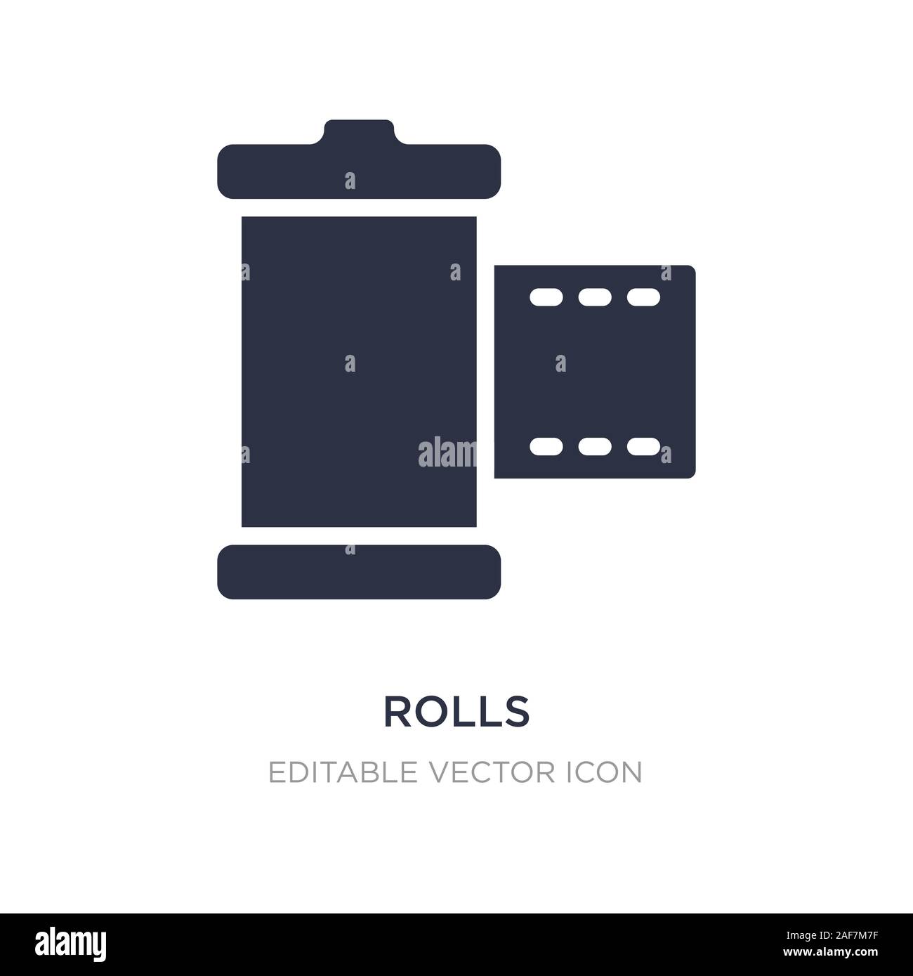 rolls icon on white background. Simple element illustration from ...