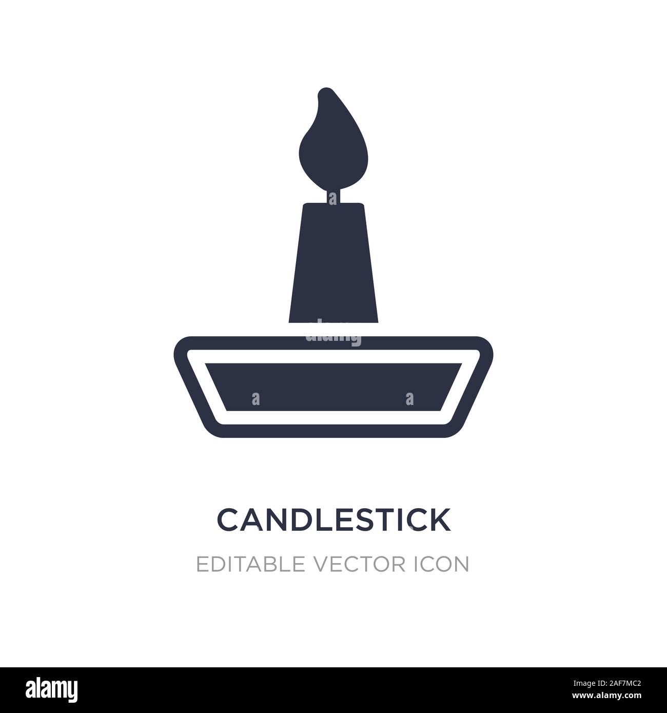 candlestick icon on white background. Simple element illustration from ...