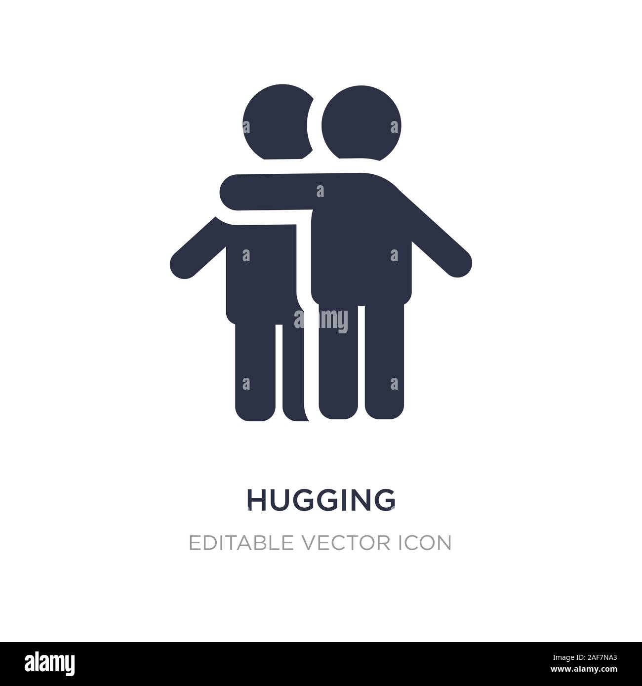 hugging icon on white background. Simple element illustration from ...