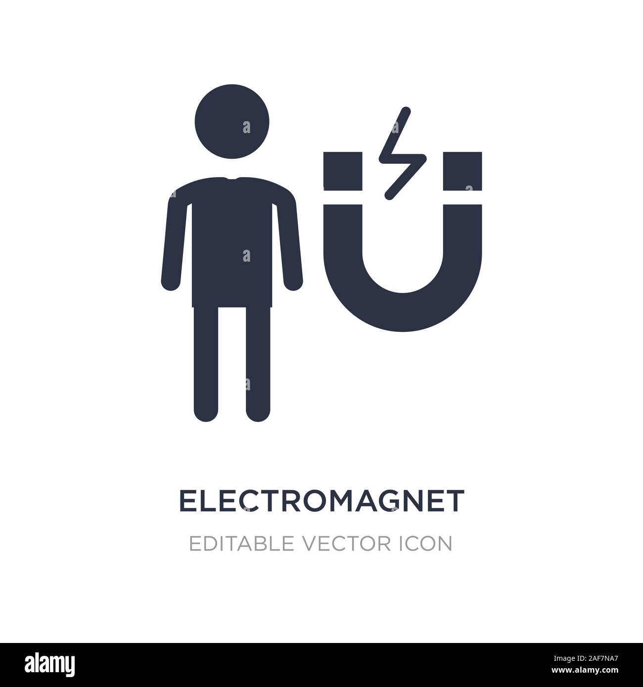 electromagnet icon on white background. Simple element illustration ...
