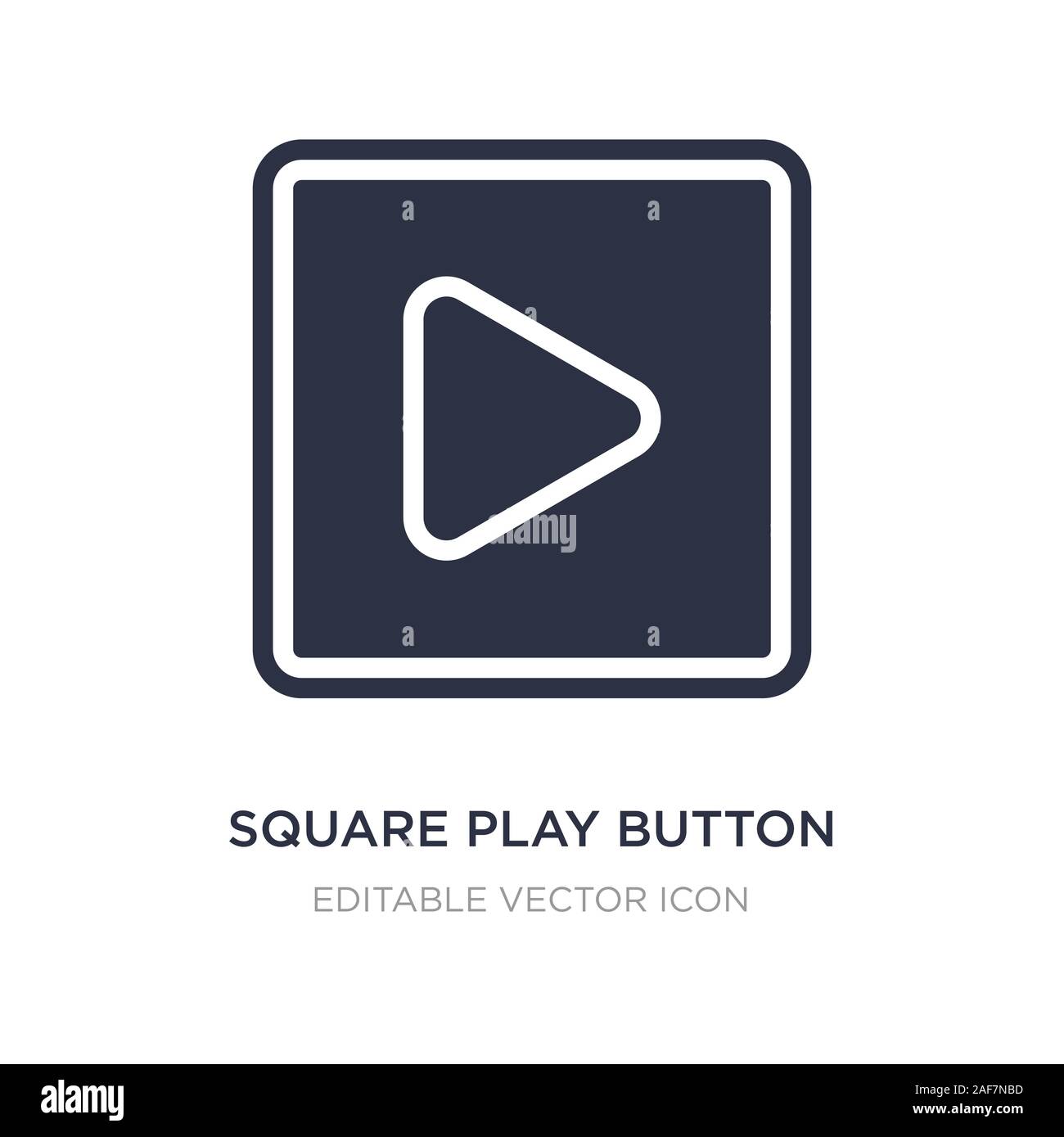Square Play Button