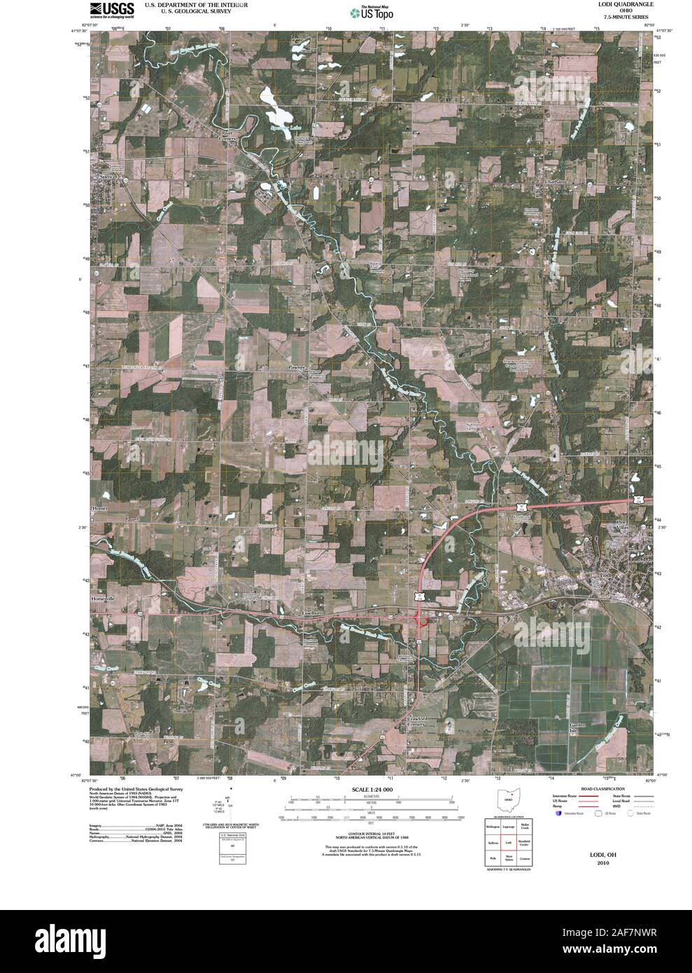 Map of lodi Cut Out Stock Images & Pictures - Alamy