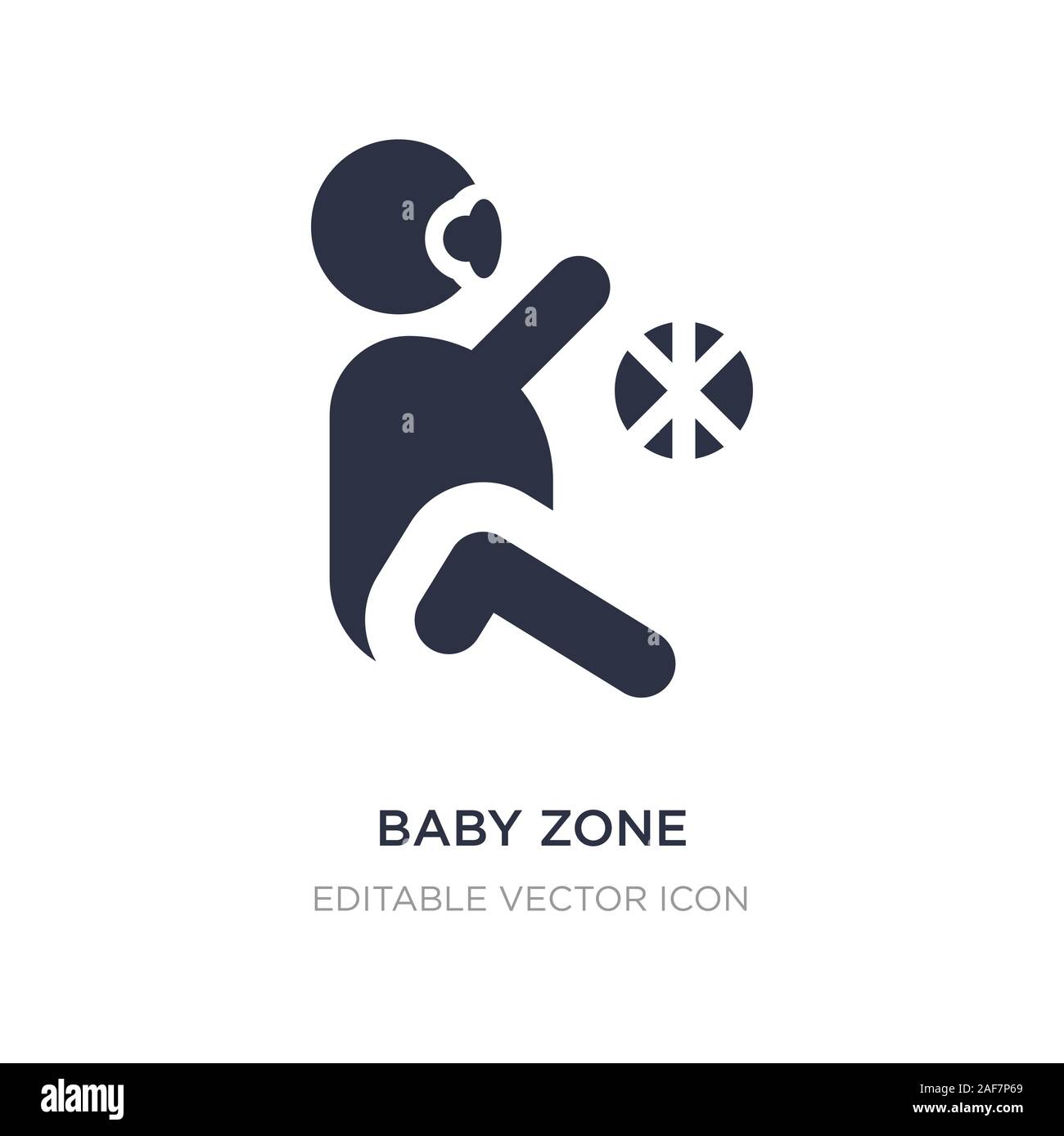 baby zone icon on white background. Simple element illustration from ...