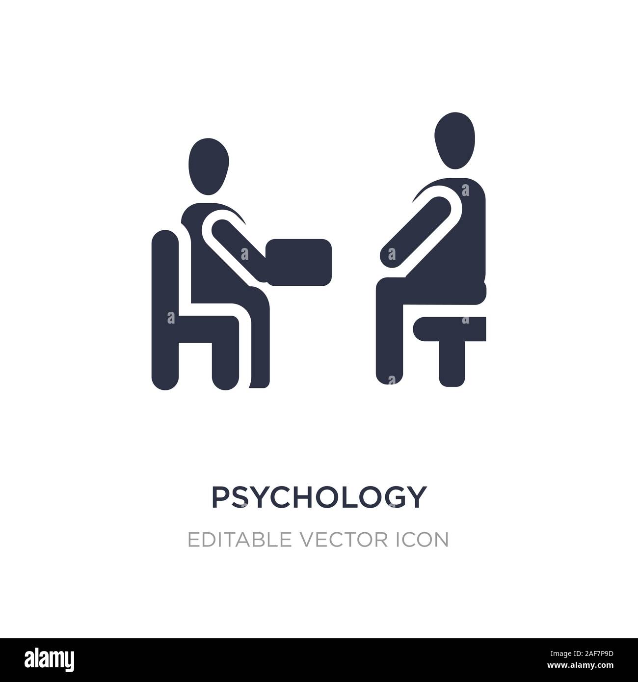 psychology icon on white background. Simple element illustration from ...