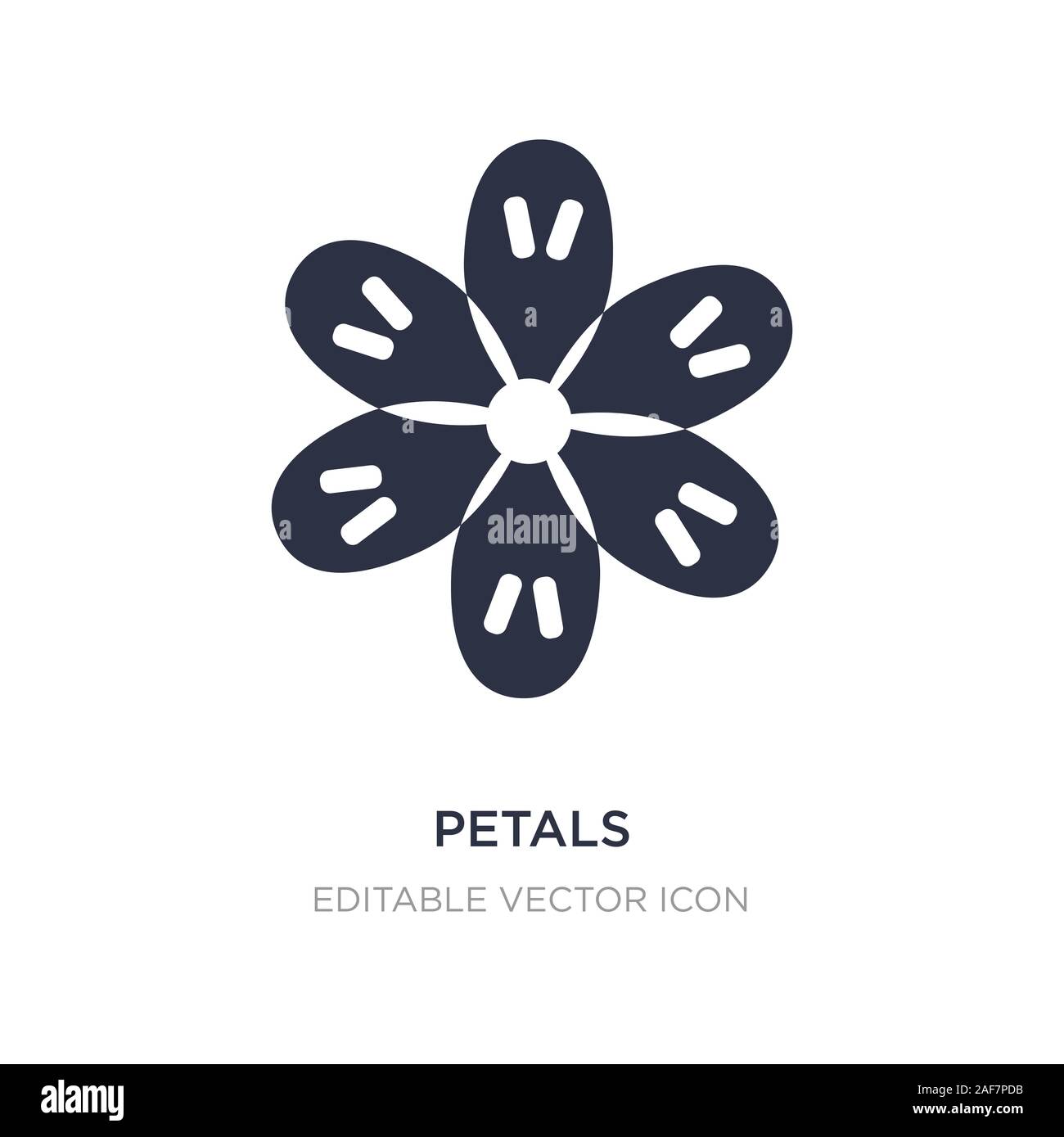 petals icon on white background. Simple element illustration from ...