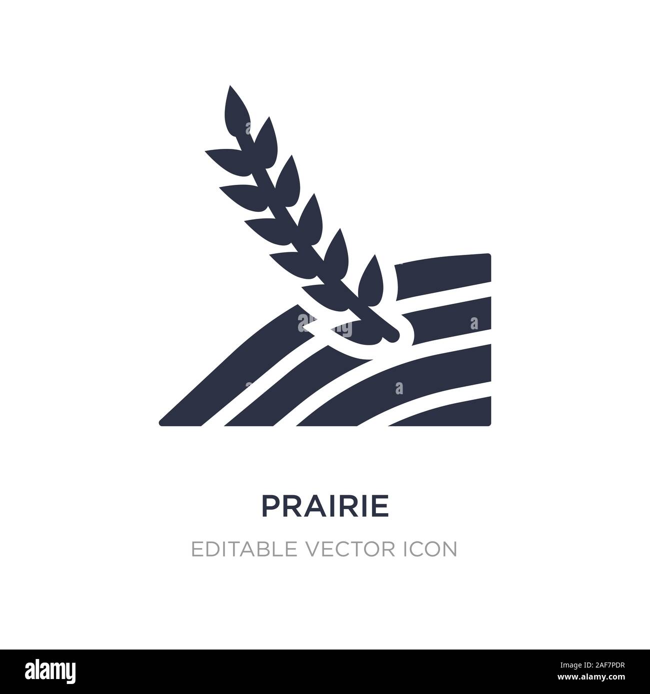 prairie icon on white background. Simple element illustration from ...