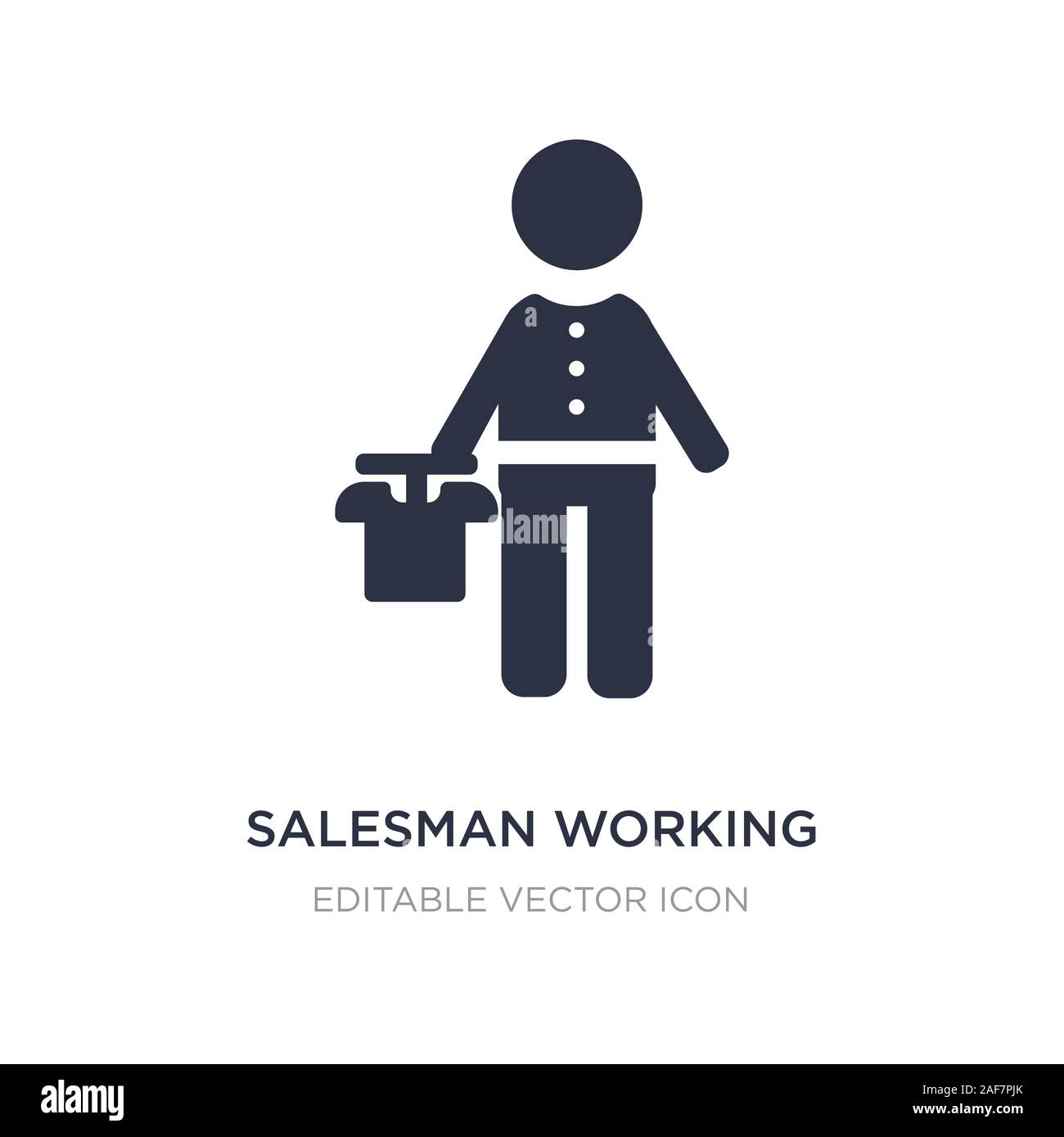 Salesman Icon Vector