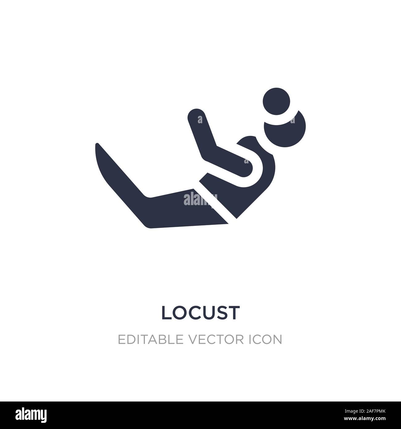 locust icon on white background. Simple element illustration from ...