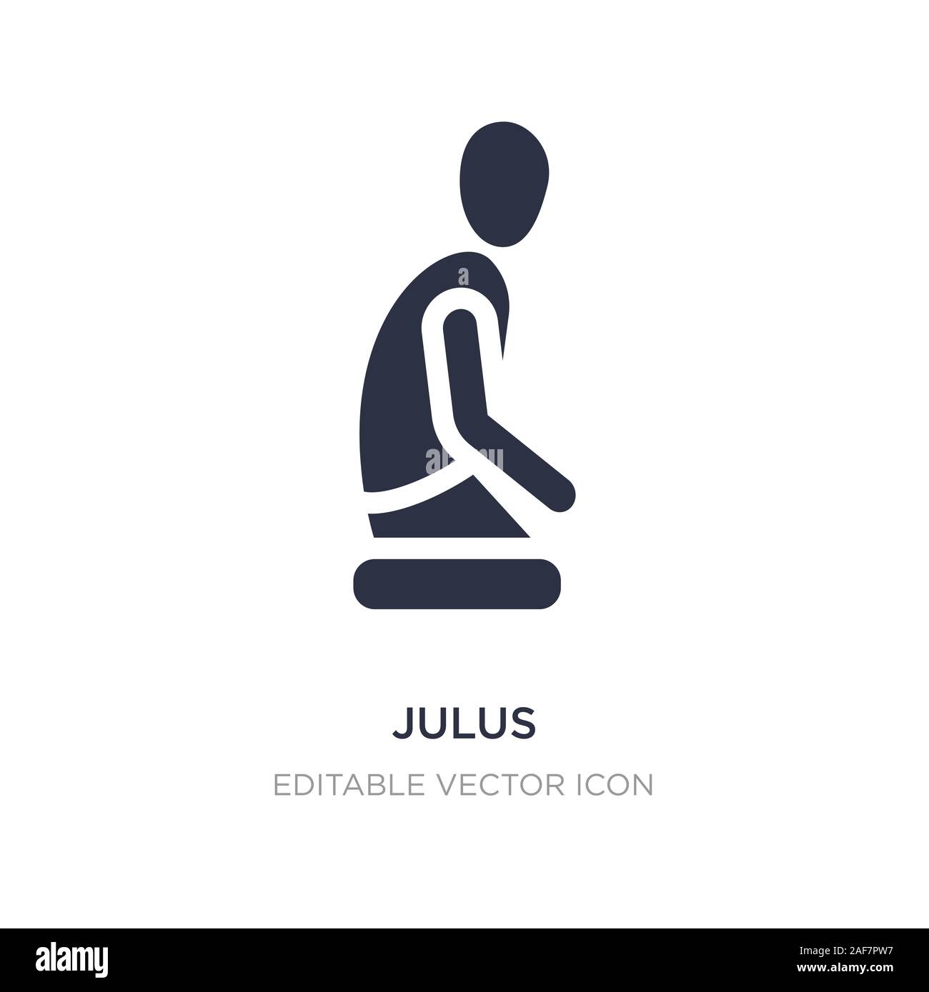 julus icon on white background. Simple element illustration from People ...