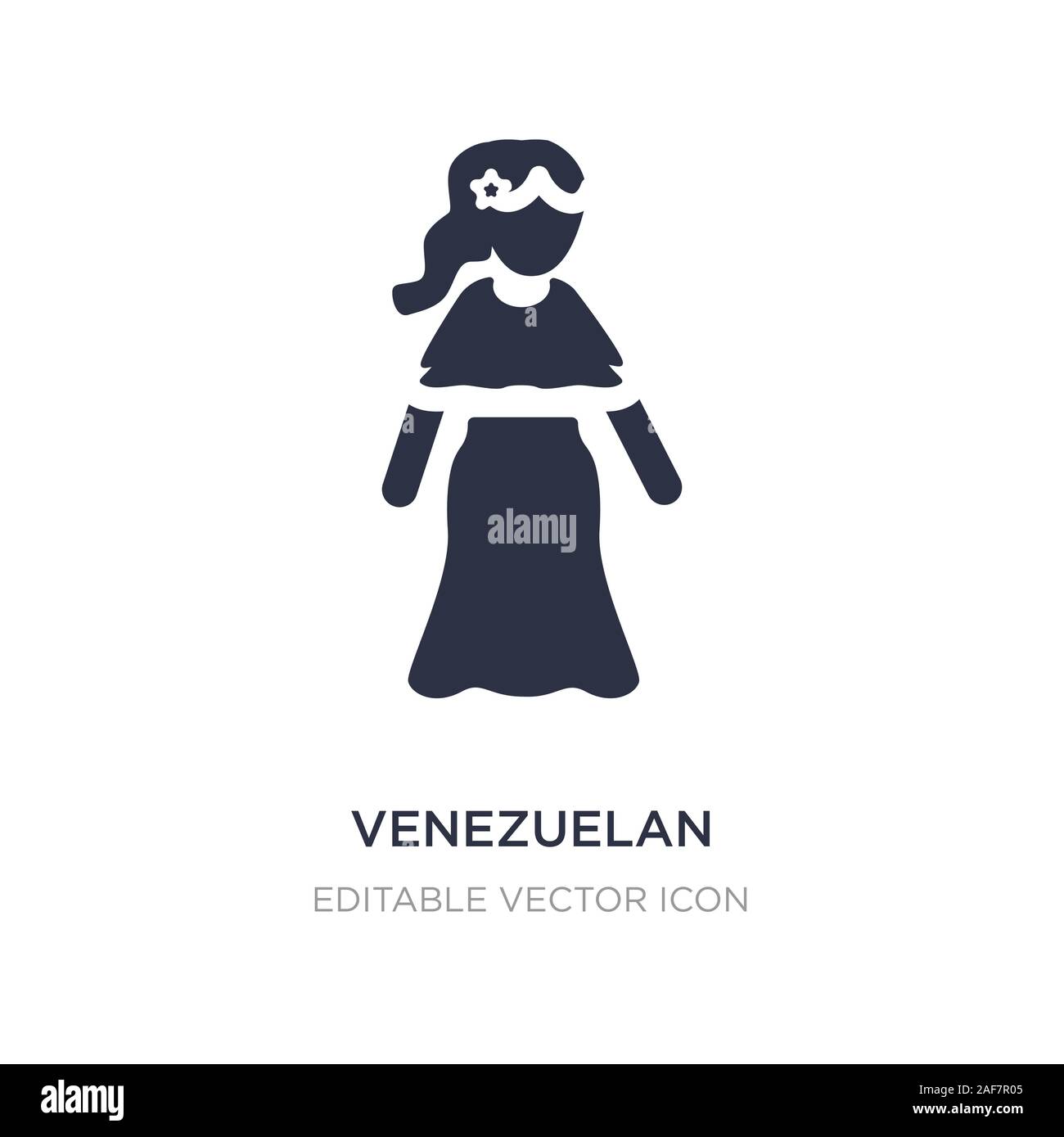 venezuelan icon on white background. Simple element illustration from ...