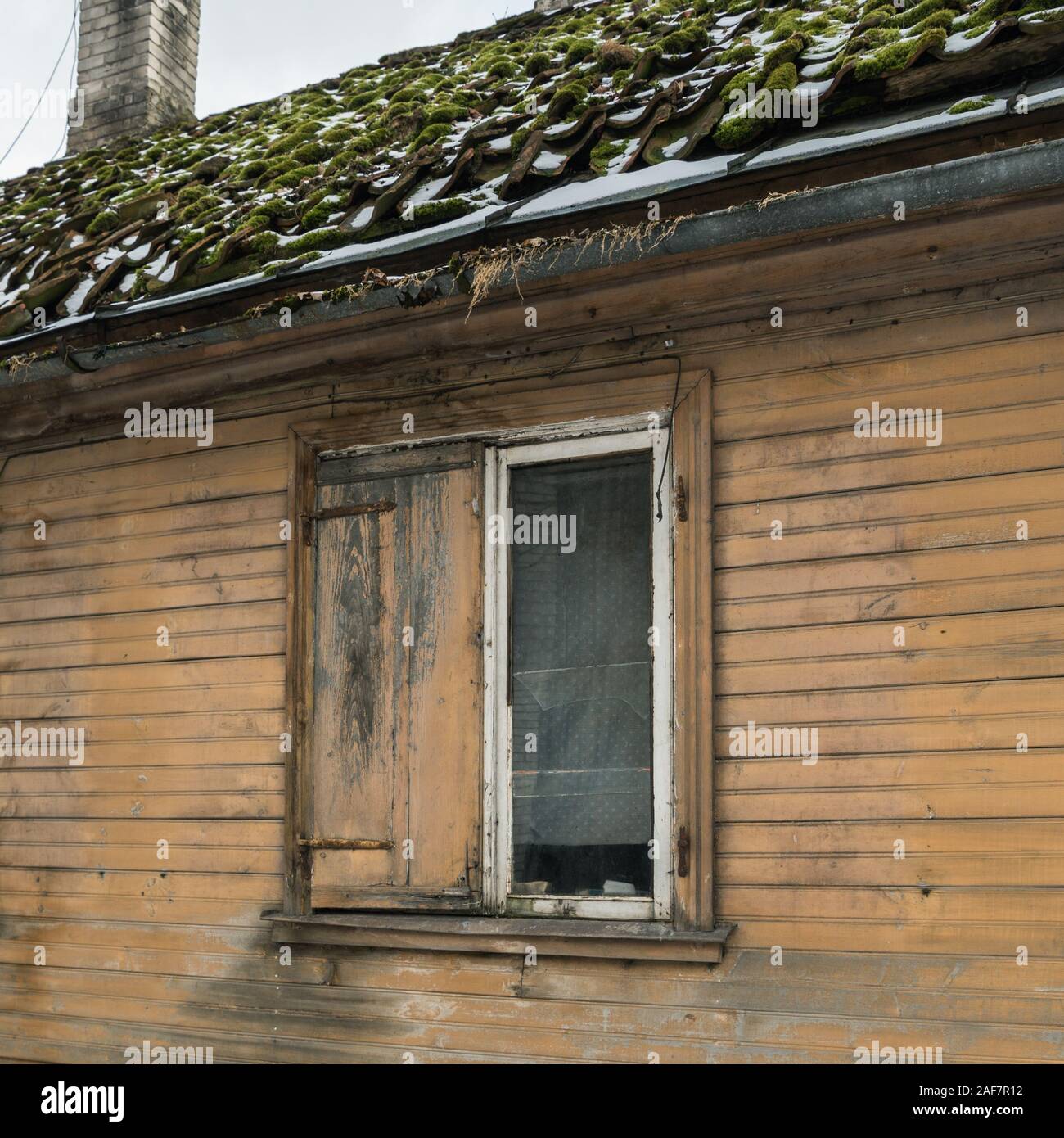 Old house on street of small town Stock Photo - Alamy