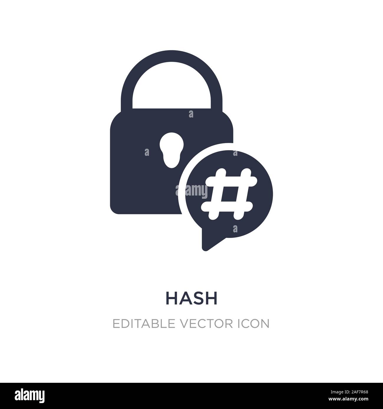 hash icon on white background. Simple element illustration from ... hash icon on white background. Simple element illustration from ...