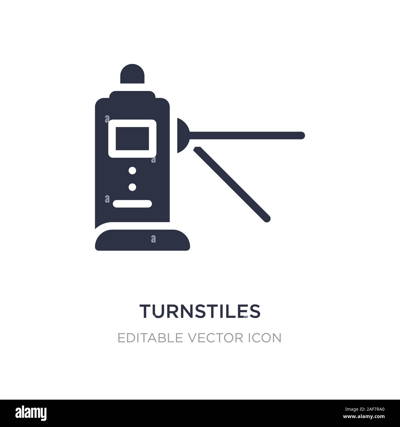 turnstiles icon on white background. Simple element illustration from ...