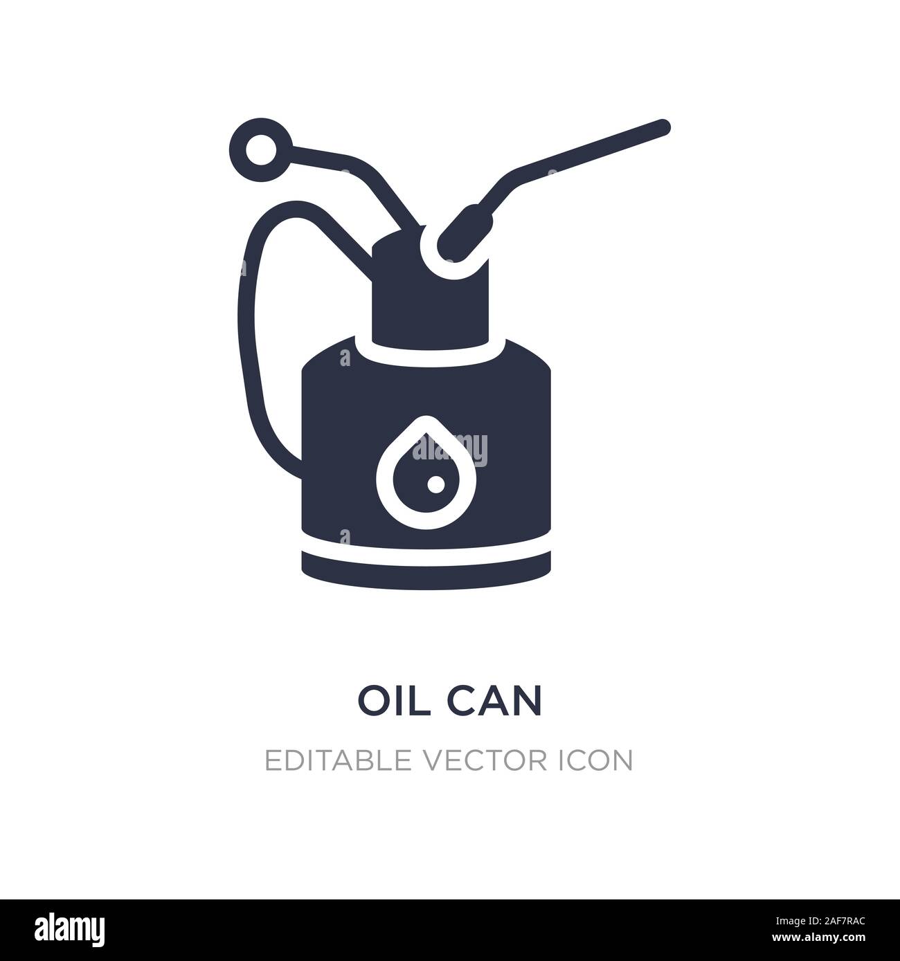 oil can icon on white background. Simple element illustration from ...