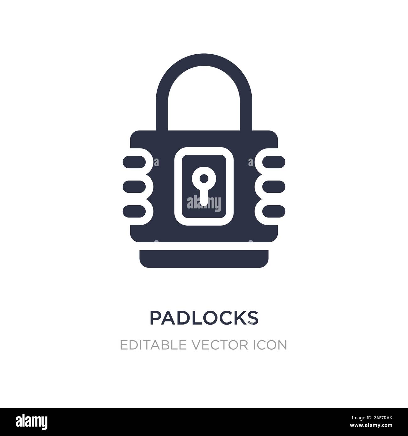 padlocks icon on white background. Simple element illustration from ...