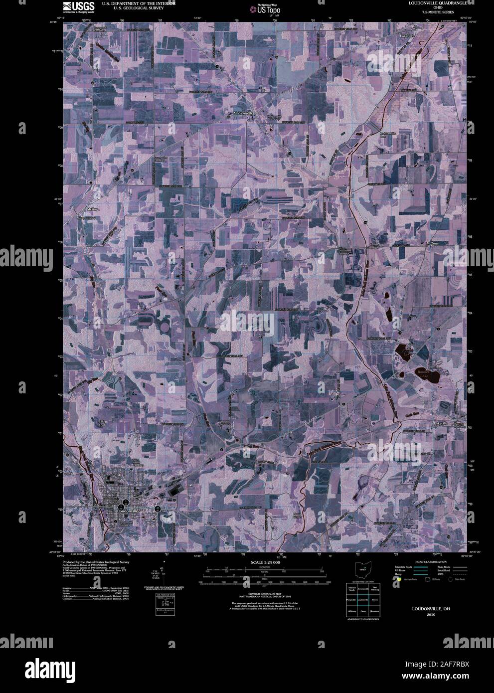 Map of loudonville hi-res stock photography and images - Alamy