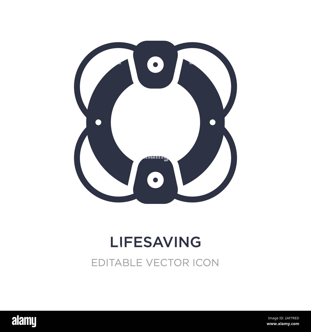 lifesaving icon on white background. Simple element illustration from ...