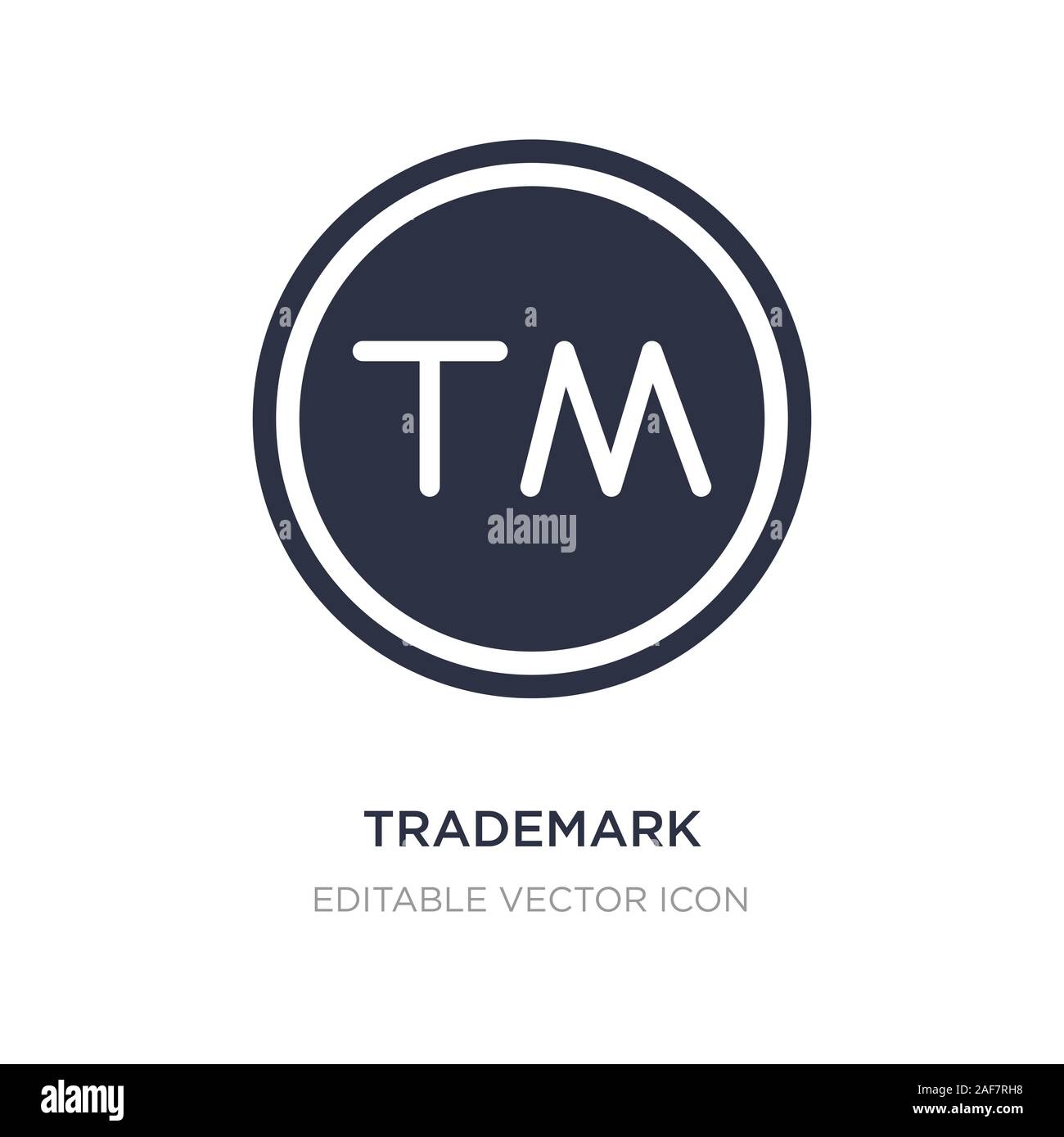 trademark icon on white background. Simple element illustration from ...