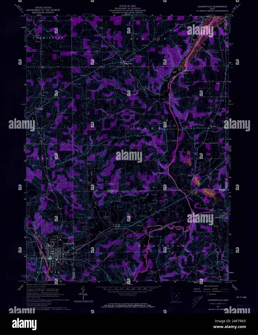 Map of loudonville hi-res stock photography and images - Alamy