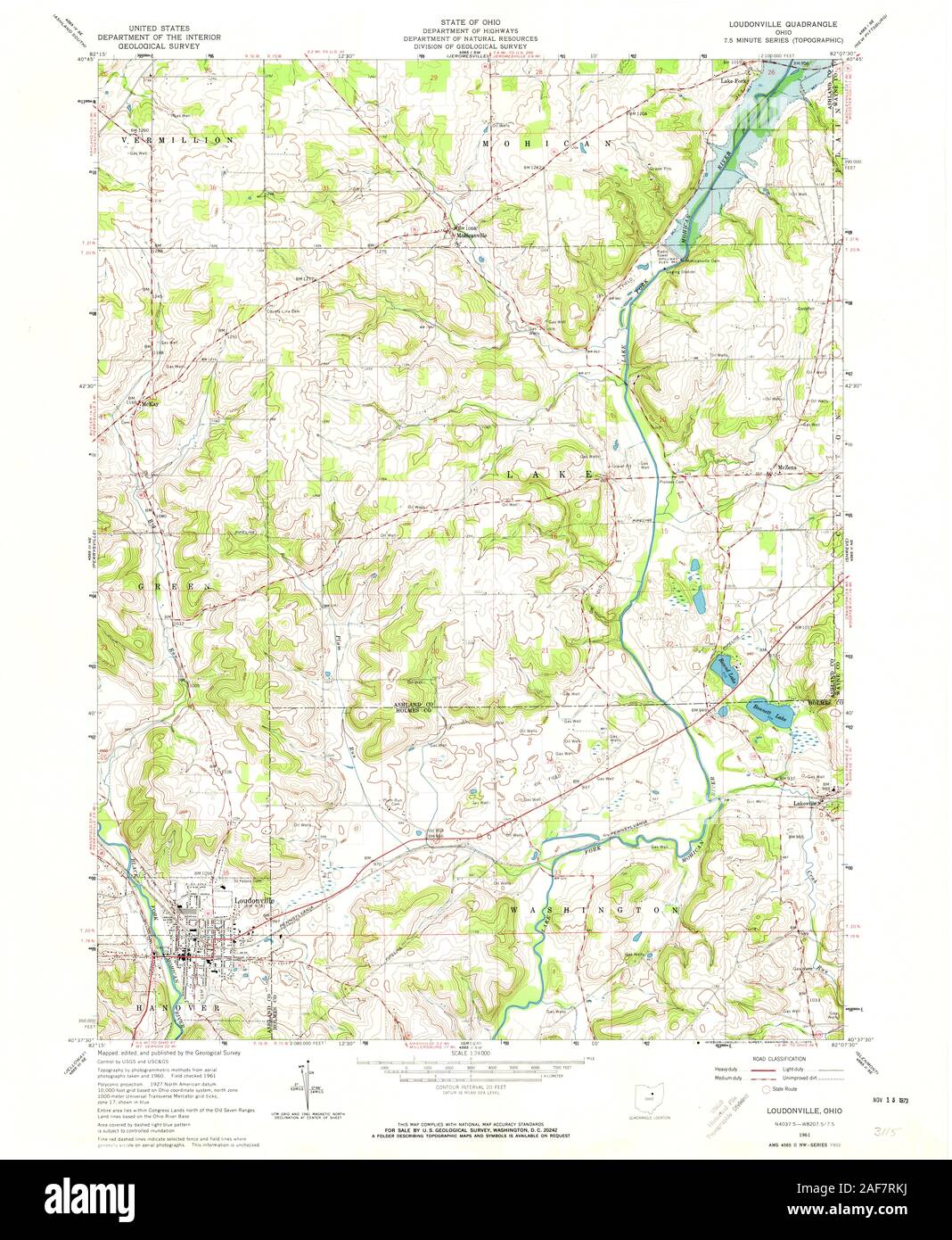 Map of loudonville hi-res stock photography and images - Alamy