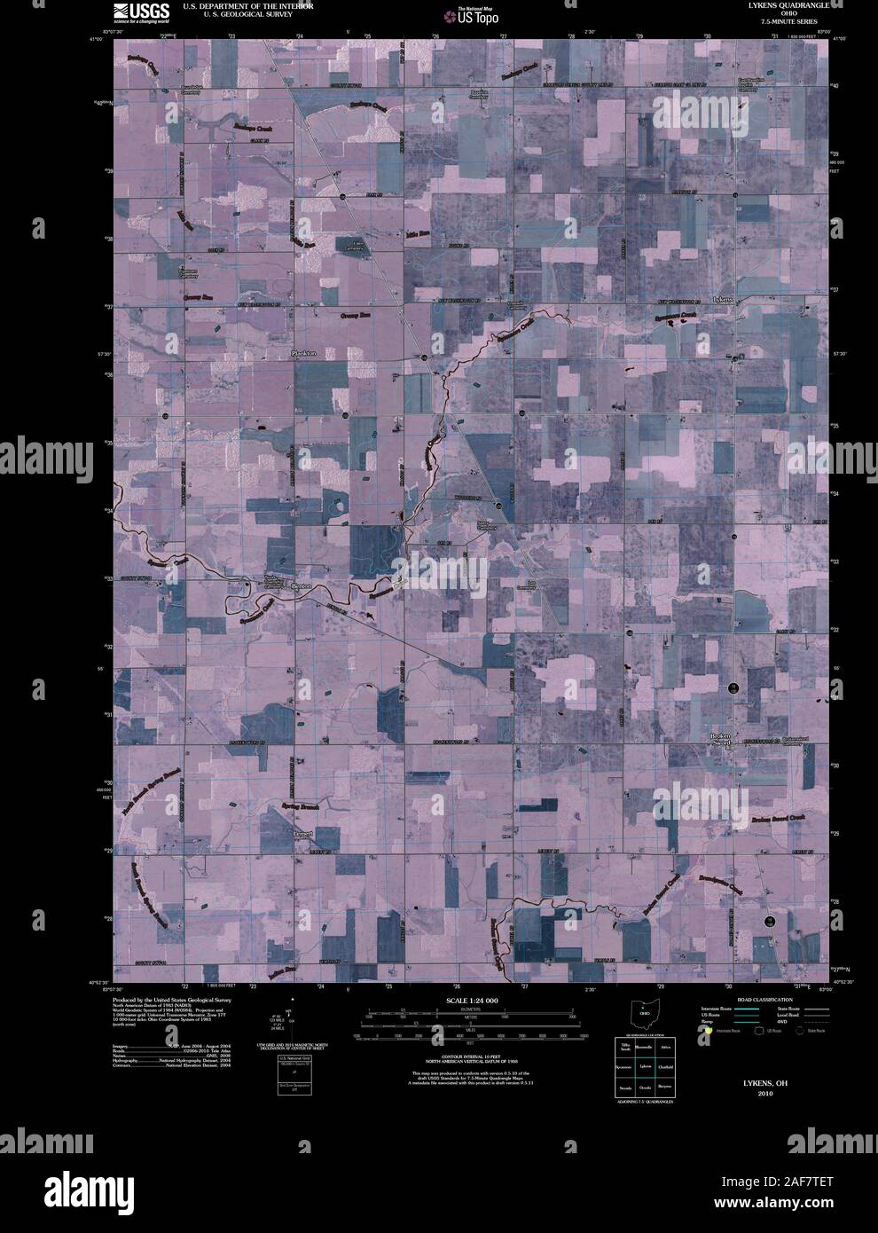 Map of lykens hi-res stock photography and images - Alamy