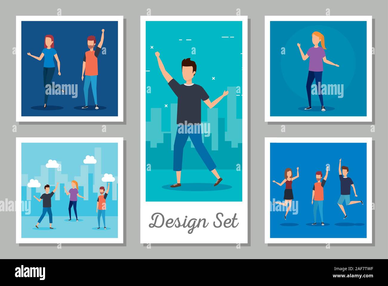 designs set scenes people celebrating Stock Vector Image & Art - Alamy