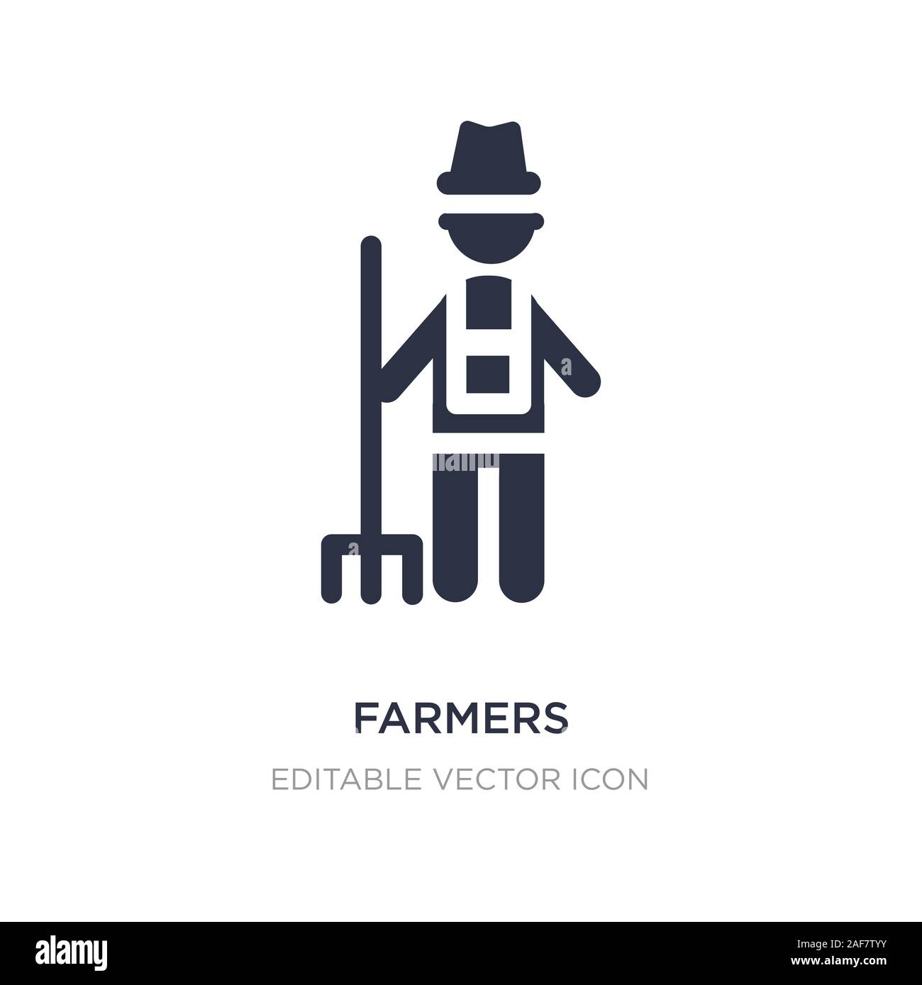 farmers icon on white background. Simple element illustration from ...