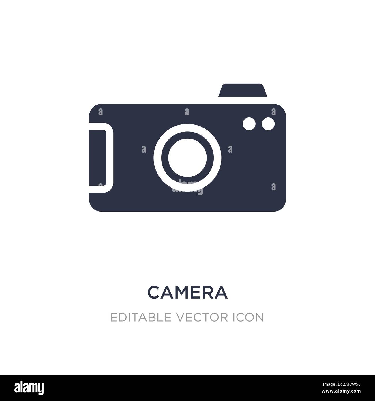 camera icon on white background. Simple element illustration from Signs ...