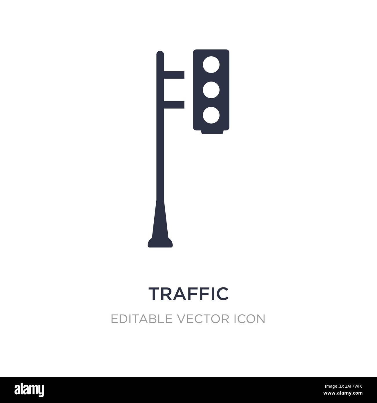 traffic icon on white background. Simple element illustration from ...