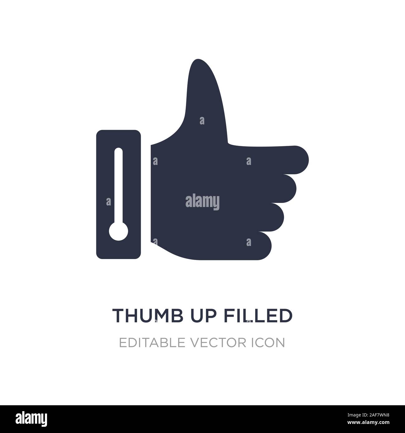 Approval icon filled Stock Vector Images - Alamy